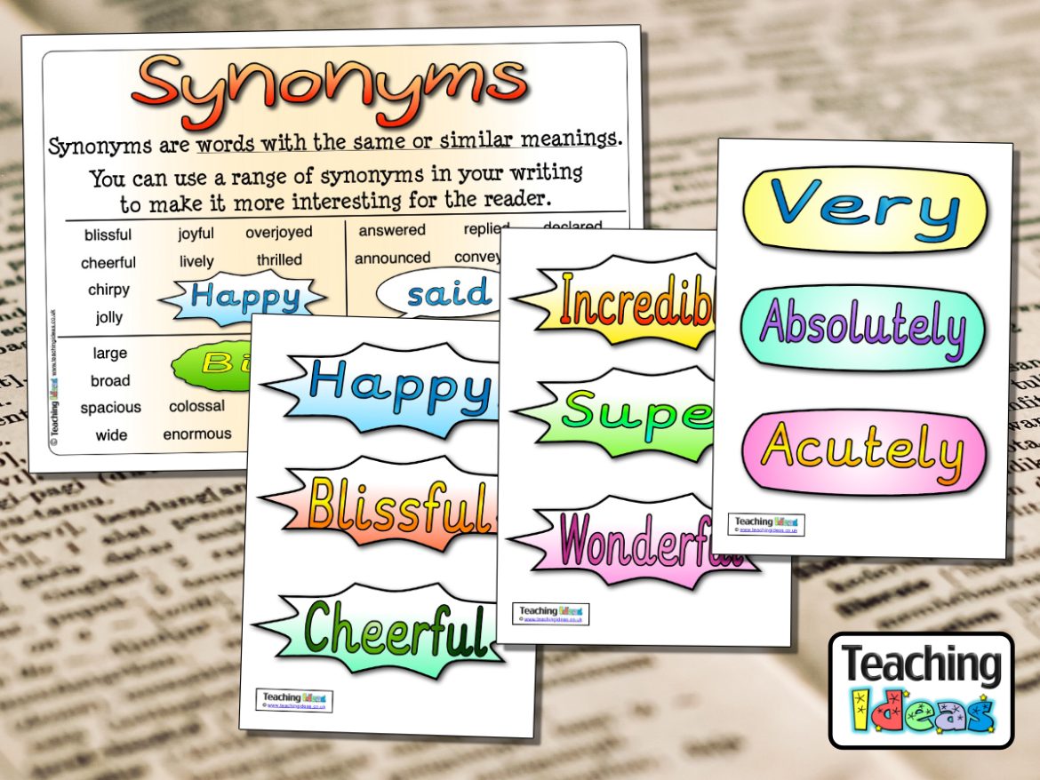 Synonyms Display Poster Teacher Made - vrogue.co Synonyms Display Poster Teacher Made - vrogue.co