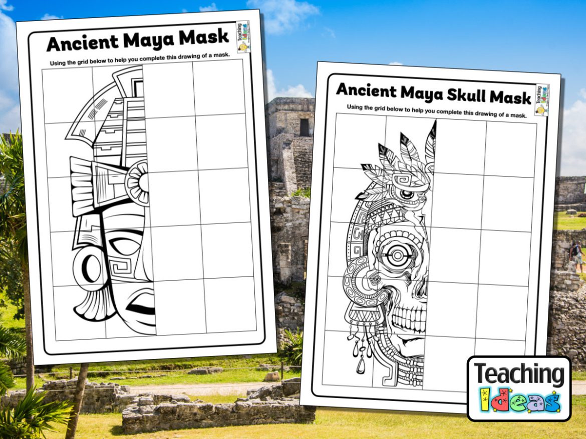 Ancient Maya Mask Activities - Teaching Ideas
