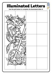 Complete the Illuminated Letters - Teaching Ideas